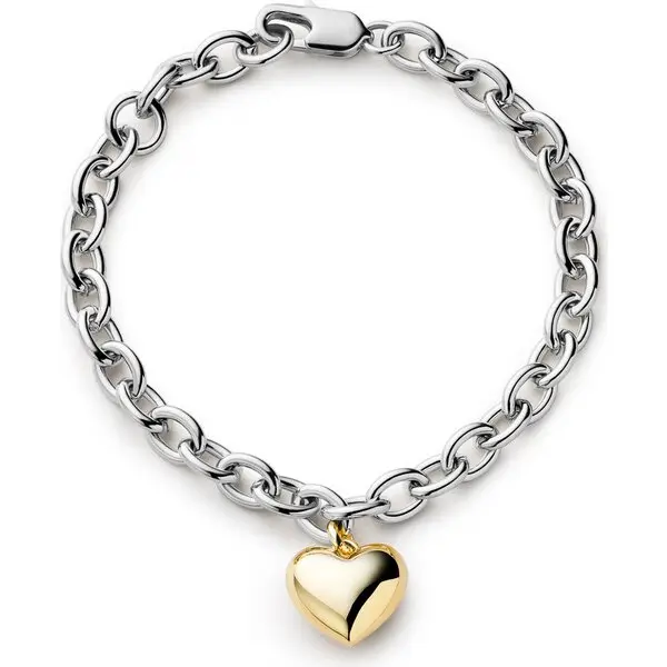 ANA LUISA Heart Pendant Bracelet - Gold/silver