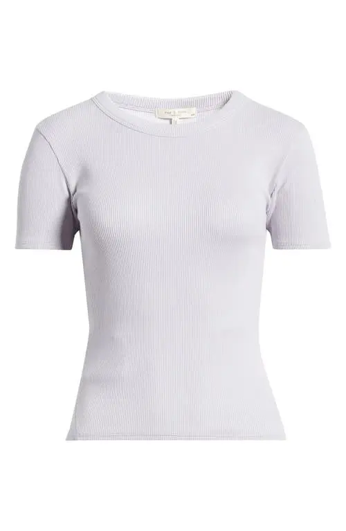 Rag & Bone Essential Ribbed T-shirt - Lavender Mist