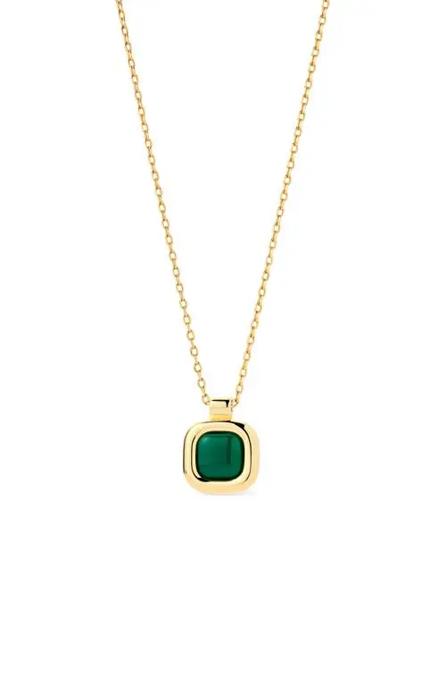 ANA LUISA Clara Pendant Necklace - Gold/green