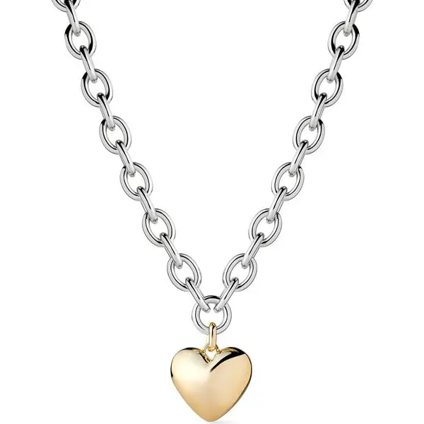 ANA LUISA Heart Pendant Necklace - Gold/silver