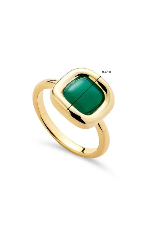 ANA LUISA Clara Onyx Statement Ring