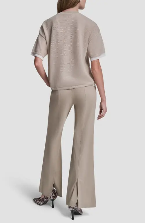 Dkny Boxy Mesh Overlay Top
