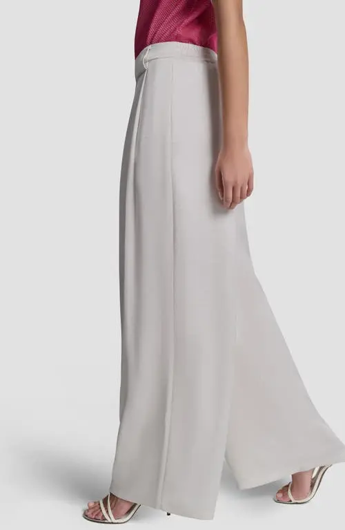 Dkny Pleated Wide-leg Satin Pants
