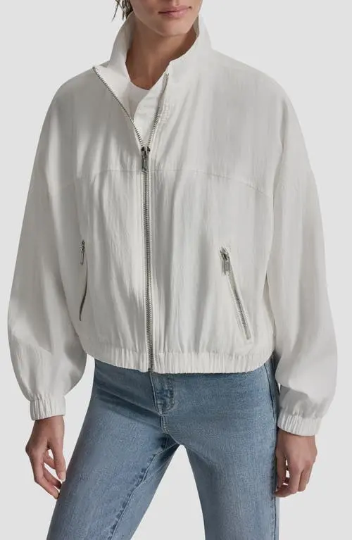 Dkny 1989 Logo Windbreaker Jacket - Ivory