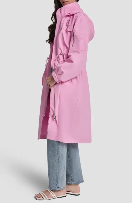 Dkny 1989 Logo Walker Anorak - Bright Peony