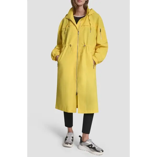 Dkny 1989 Logo Walker Anorak - Taxi Cab Yellow