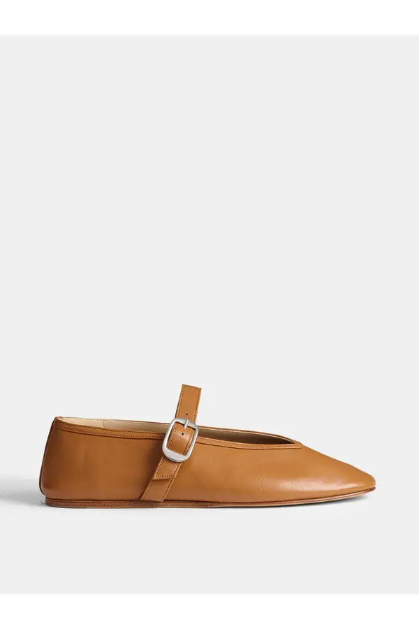 Le Monde Beryl Stella Slipper / Camel Leather - Natural