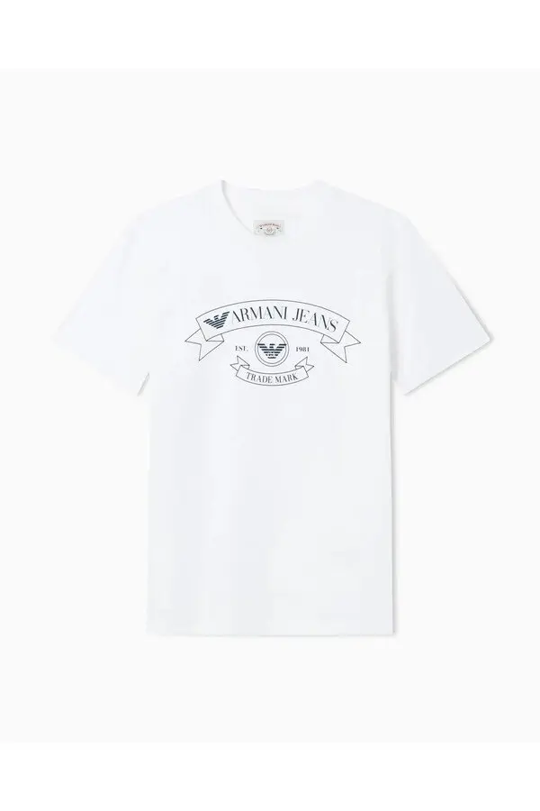 Emporio Armani Print Jersey T-shirt - White