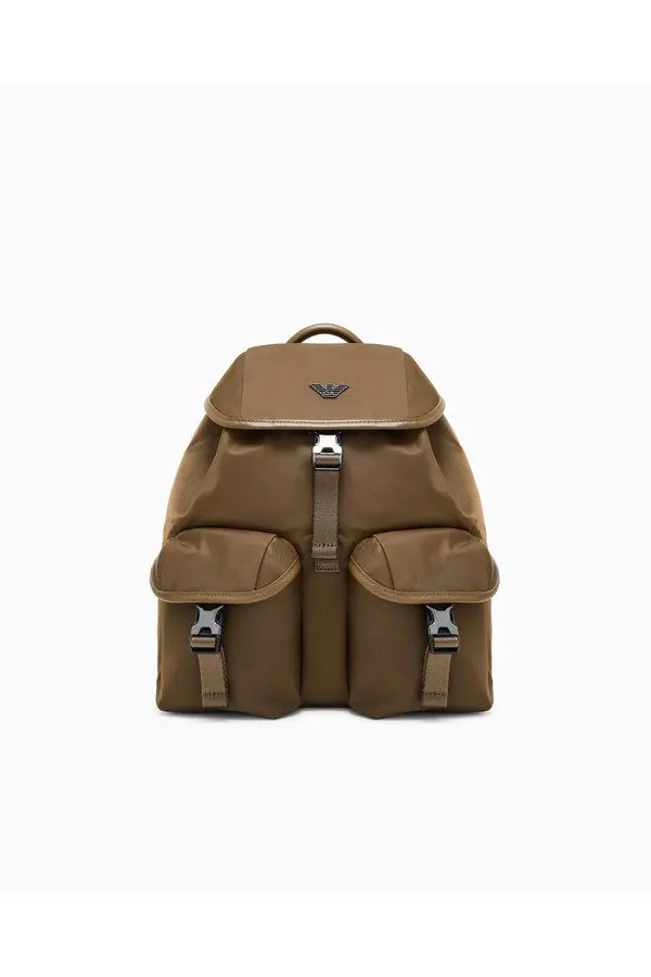 Emporio Armani Backpacks - Beige