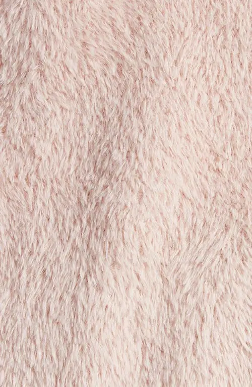 Nordstrom Nestle Faux Fur Throw Blanket - Pink Sepia