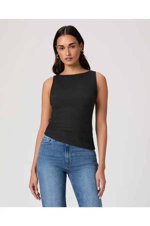 Paige Reggie Top - Black