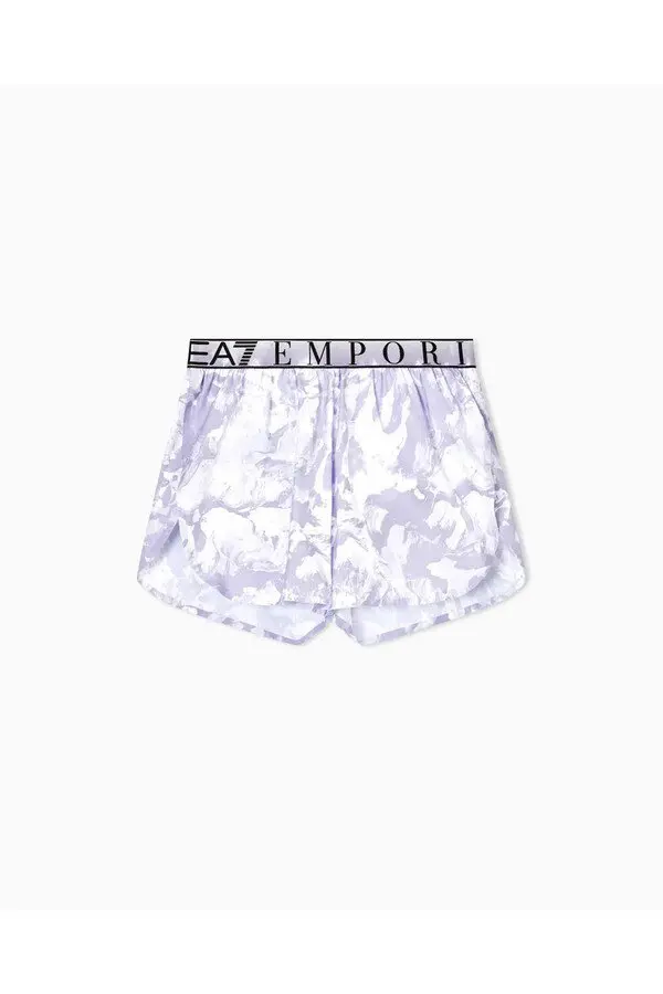 EA7 Performance Technical Fabric Shorts - Purple