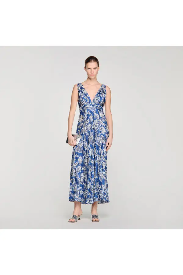 Sandro Print Maxi Dress - Floral