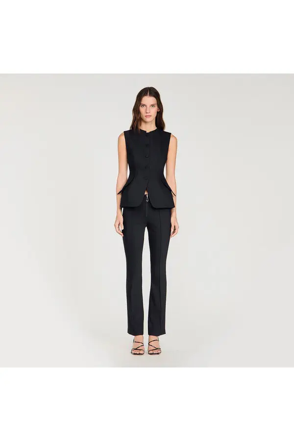 Sandro Peplum Vest