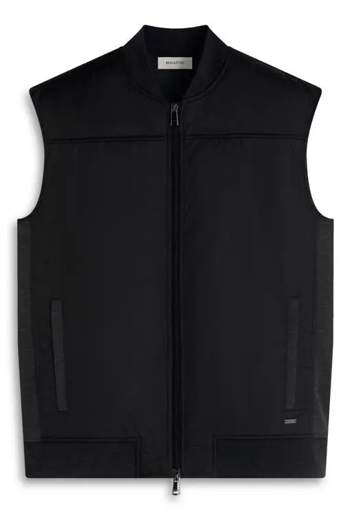 Bugatchi Soft Touch Knit Vest - Black