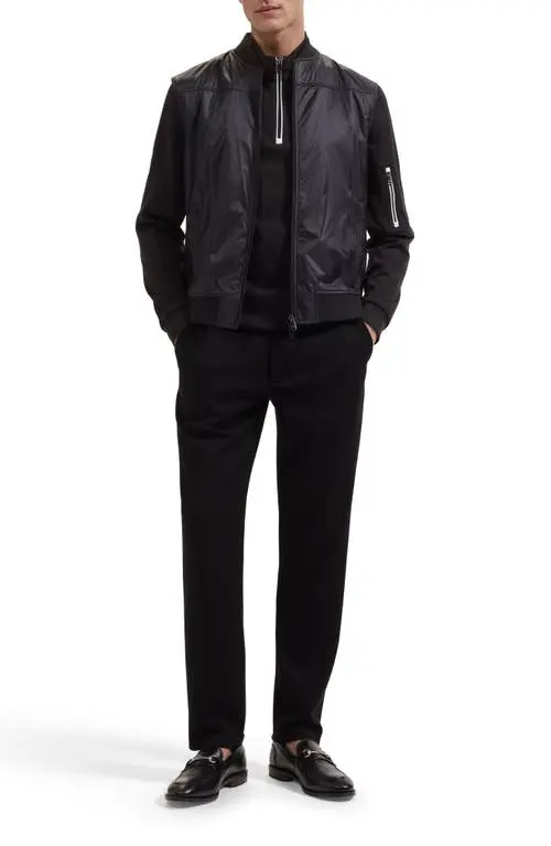 Bugatchi Soft Touch Knit Vest - Black