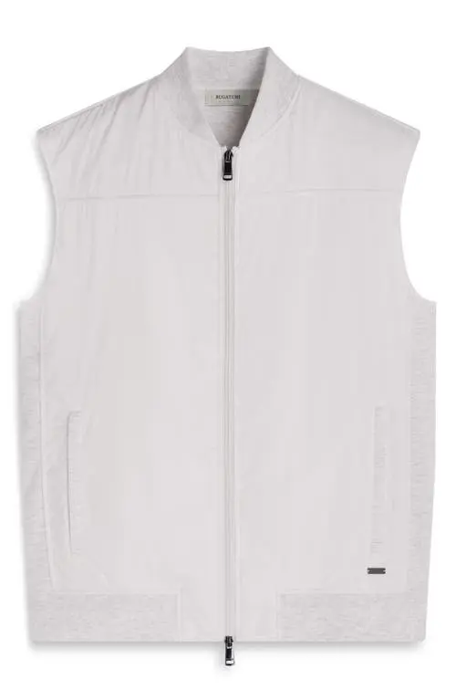 Bugatchi Soft Touch Knit Vest - Chalk