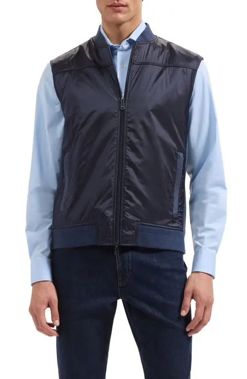 Bugatchi Soft Touch Knit Vest - Navy