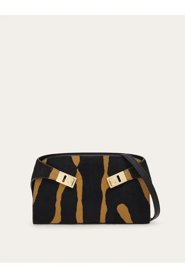 FERRAGAMO Hug Mini Crossbody Bag - Brown
