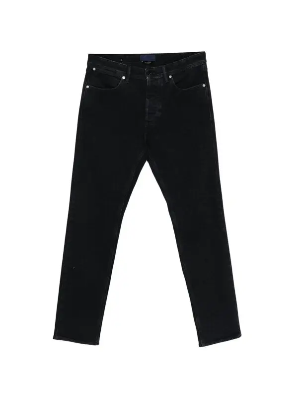 Stone Island Denim Cotton Jeans - Black