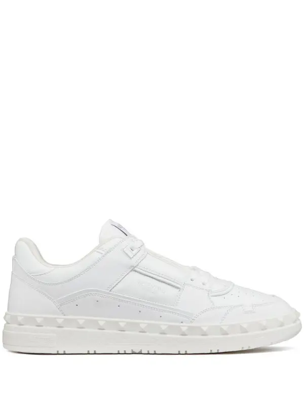Valentino Garavani Freedots Leather Sneakers - White