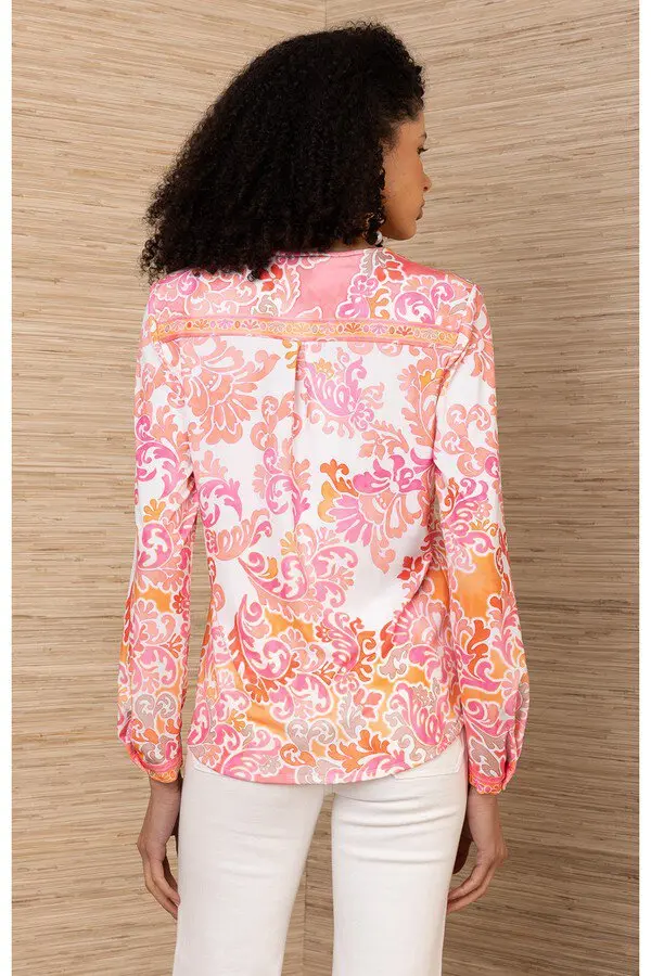 Hale Bob Saanvi Jersey Top - Pink