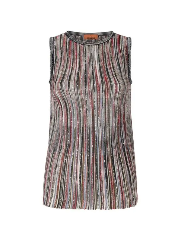 Missoni Striped Tank Top - Brown
