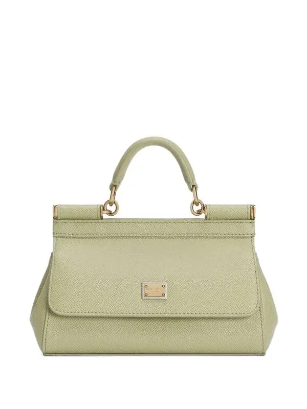 Dolce & Gabbana Sicily Small Leather Handbag - Green