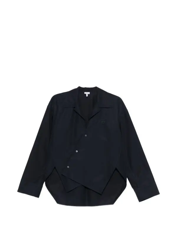 Loewe Cotton Asymmetric Shirt - Blue