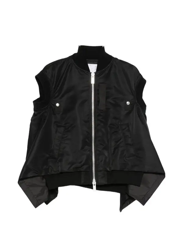 Sacai Nylon Zipped Vest
