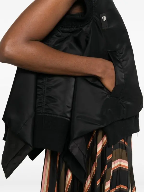 Sacai Nylon Zipped Vest
