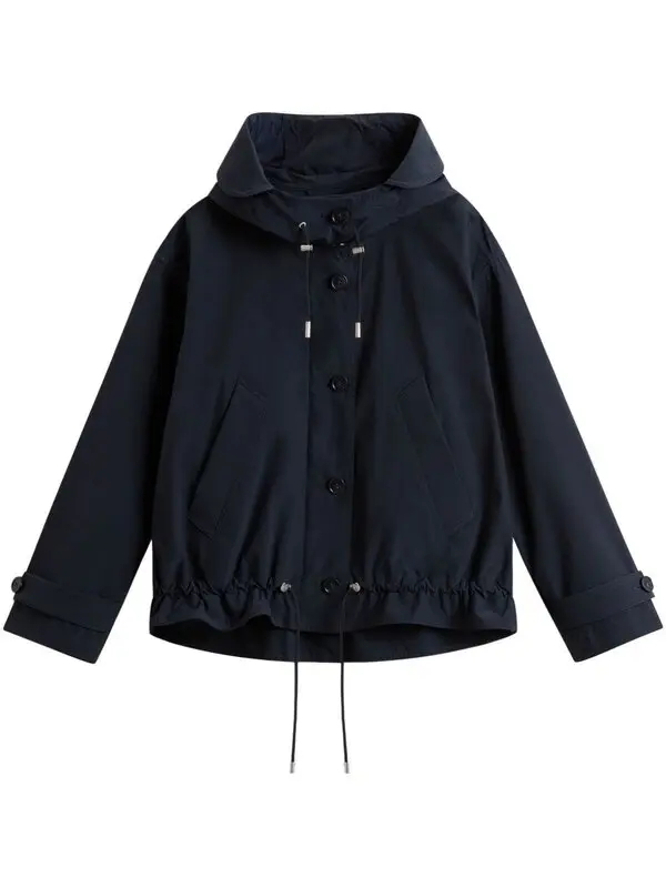 Woolrich Short Parka Coat - Blue