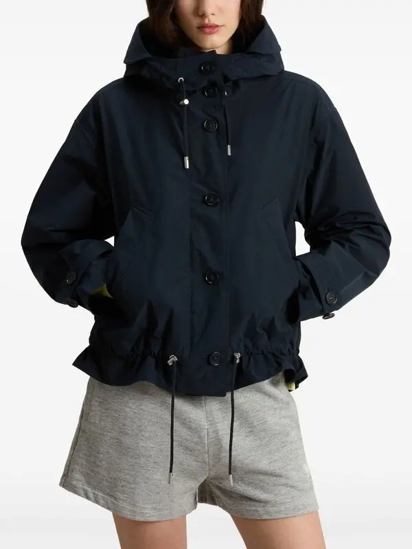 Woolrich Short Parka Coat - Blue