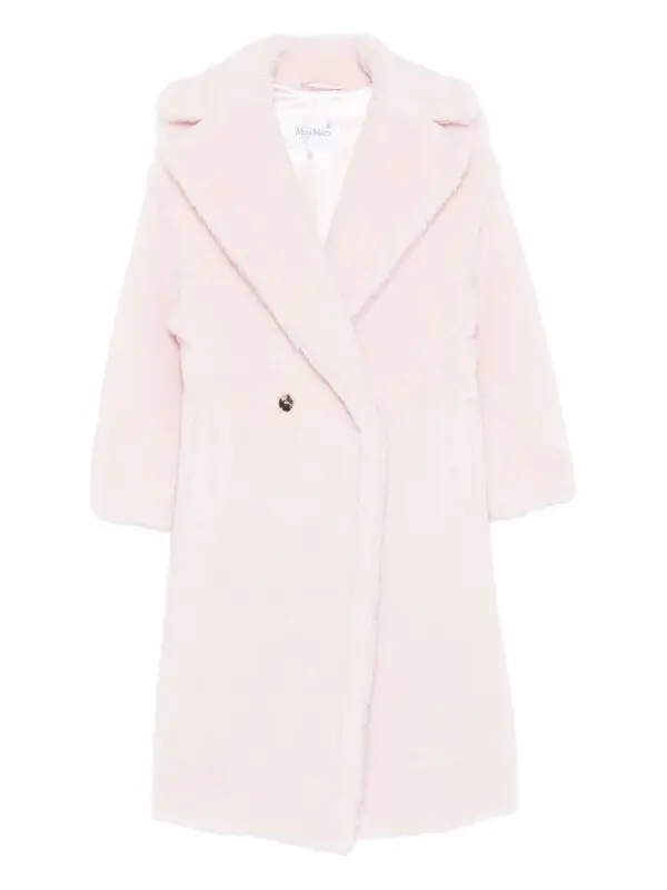 Max Mara Double-breasted Coat - Pink