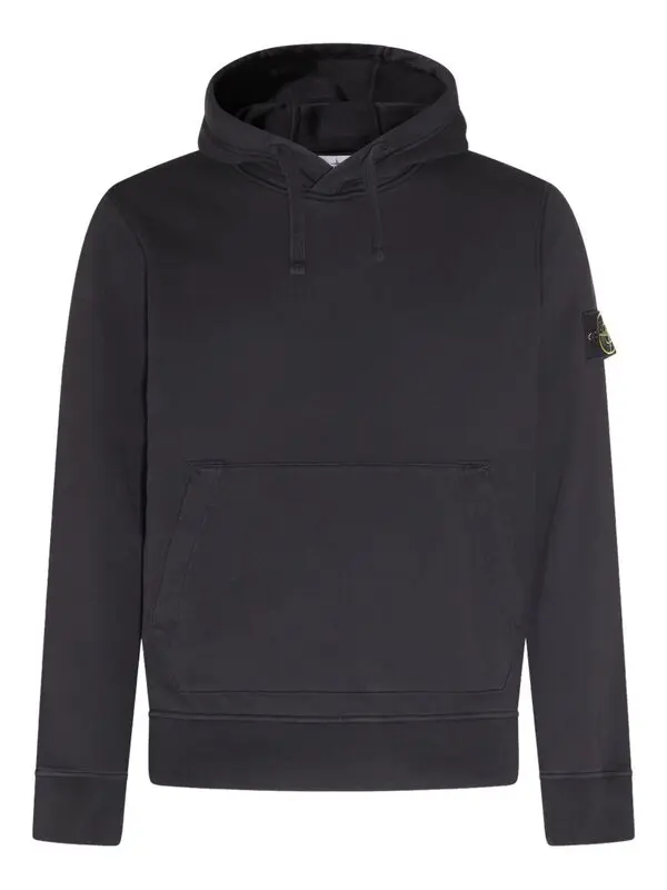 Stone Island Cotton Sweatshirt - Black