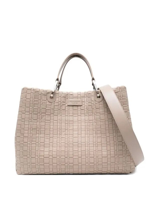 Emporio Armani Medium Shopper Tote - Grey