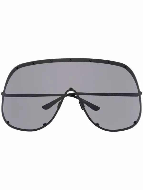 Rick Owens Shield Sunglasses - Black
