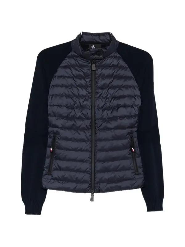 Moncler Padded Cardigan - Blue