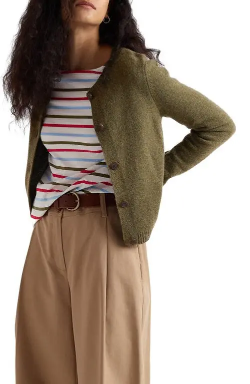 SEASALT CORNWALL Tern Tide Merino Wool Blend Cardigan
