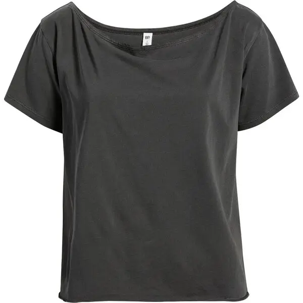 Bp. Relaxed Fit Boat Neck Cotton T-shirt - Black