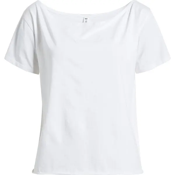 Bp. Relaxed Fit Boat Neck Cotton T-shirt - White