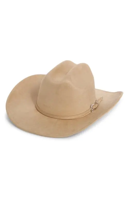 Treasure & Bond Baby Buckle Western Cowboy Hat - Beige Sand