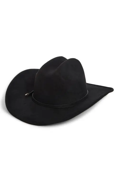 Treasure & Bond Buckle Cowboy Hat - Black
