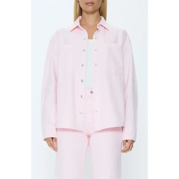 PISTOLA Elin Snap-front Shirt - Blush