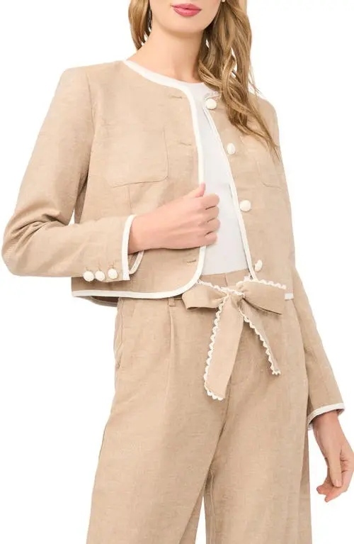 CECE DUPRAZ Contrast Trim Jacket