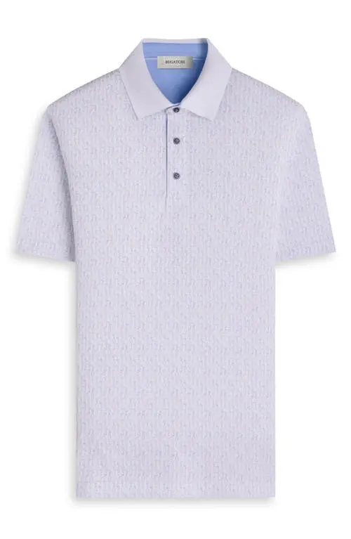Bugatchi Valerian Ooohcotton® Golf Sketch Print Polo