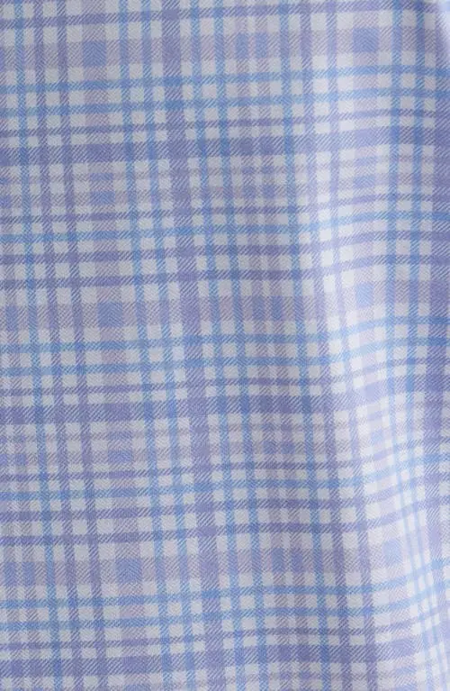 Bugatchi James Ooohcotton® Plaid Button-up Shirt - Lilac