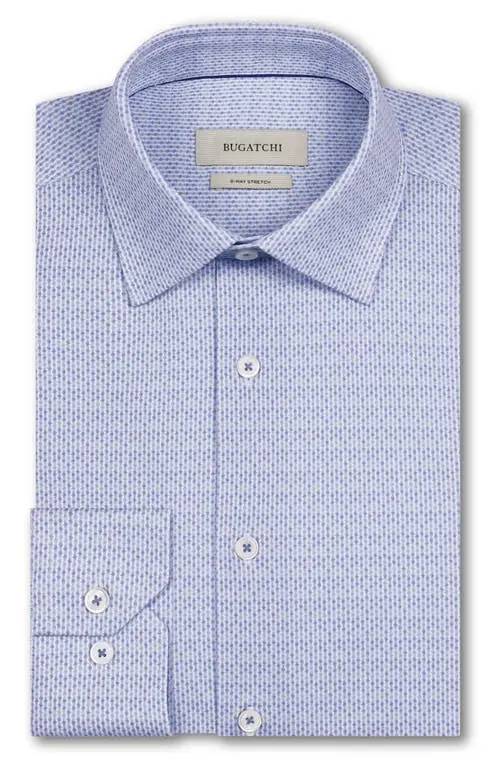 Bugatchi James Ooohcotton® Geo Stripe Button-up Shirt - Ether