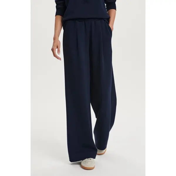 Varley The Extrawide Leg Doublesoft® Sweatpants - Navy