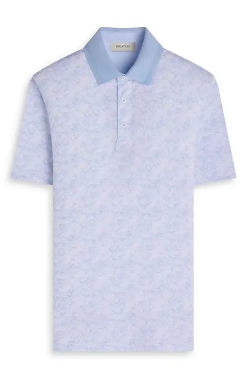 Bugatchi Valerian Ooohcotton® Tropical Leaf Print Polo